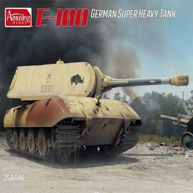 WWII German E100 Super Tank Model Kit | Amusing 35A046 1/35 – ModelHives