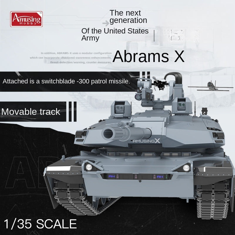 Amusing Hobby 35A054 1/35 US M1 AbramsX Main Battle Tank Model Kit ...