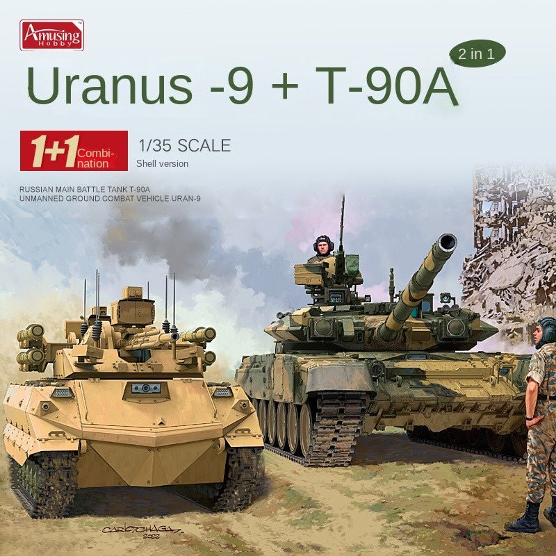 Amusing Hobby 35A053: 1/35 Russian MBT T-90A Model Kits – ModelHives