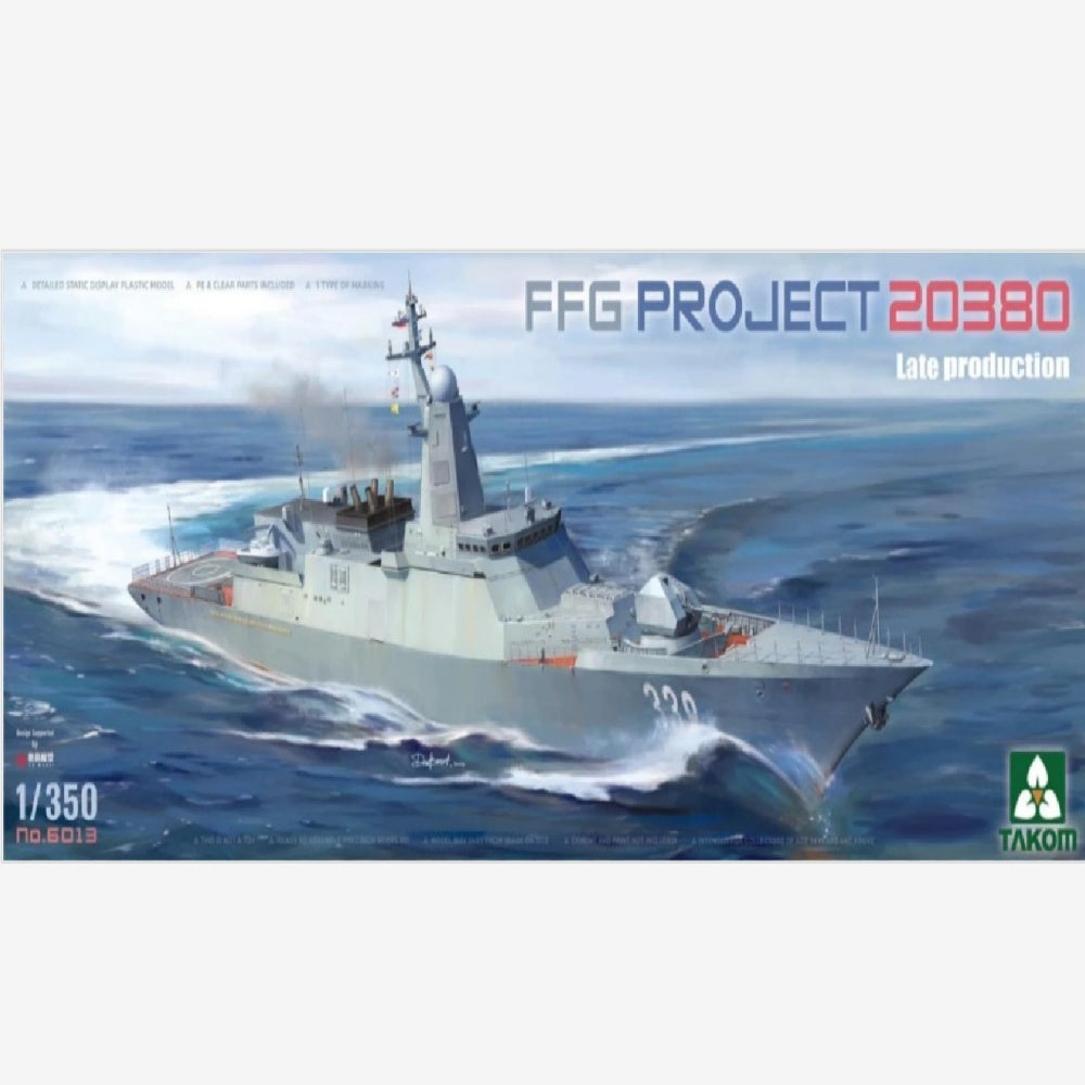 TAKOM 6013 1/350 FFG Project 20380 Late Production Model Kit – ModelHives